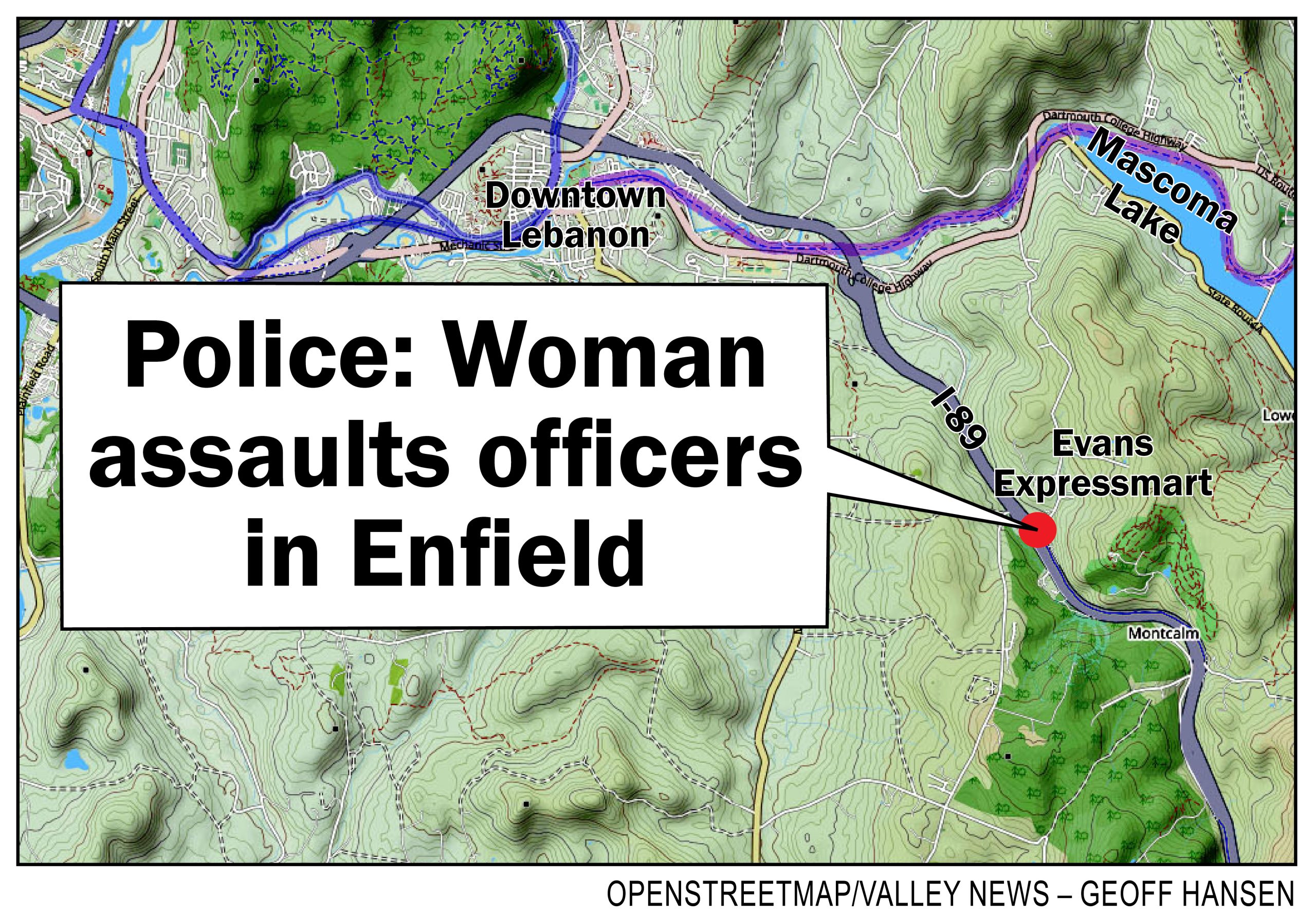 Enfield Woman Arrested for Assaulting Police Officer - Valley News